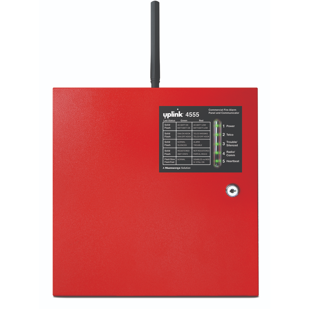 Uplink 4555 - 4 Zone Fire Panel with Built-In Primary GSM Cellular ...