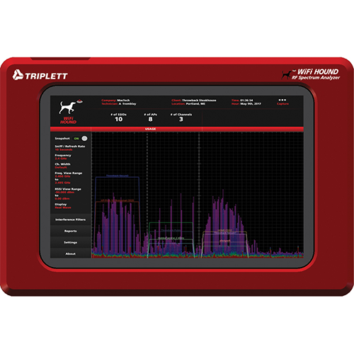 Triplett Wifi Hound 2 4 And 5 Ghz Spectrum Analyzer